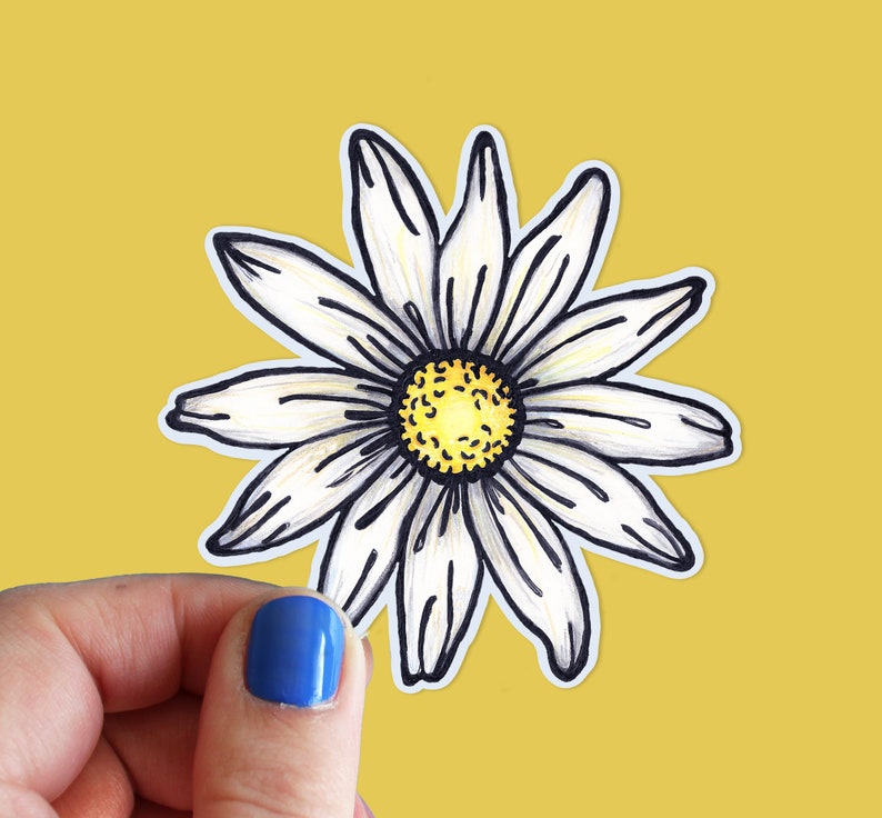 Daisy Sticker Daisy Decal Daisy Car Sticker Daisy Car - Etsy