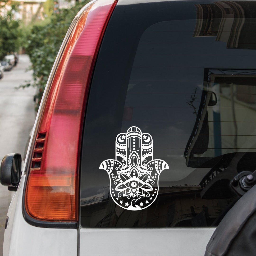 Hamsa Vinyl Decal | Hamsa Car Decal | Hamsa Decal | Hamsa Sticker ...