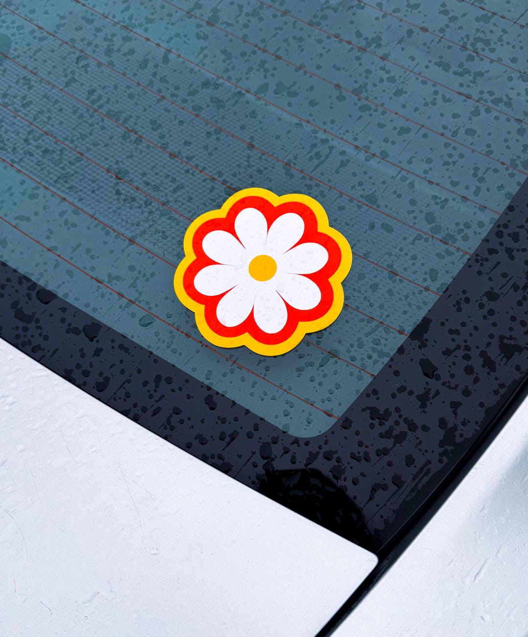 Daisy Decal | 3-layer Daisy Decal | Cute Car Decal | Cute Daisy Decal ...
