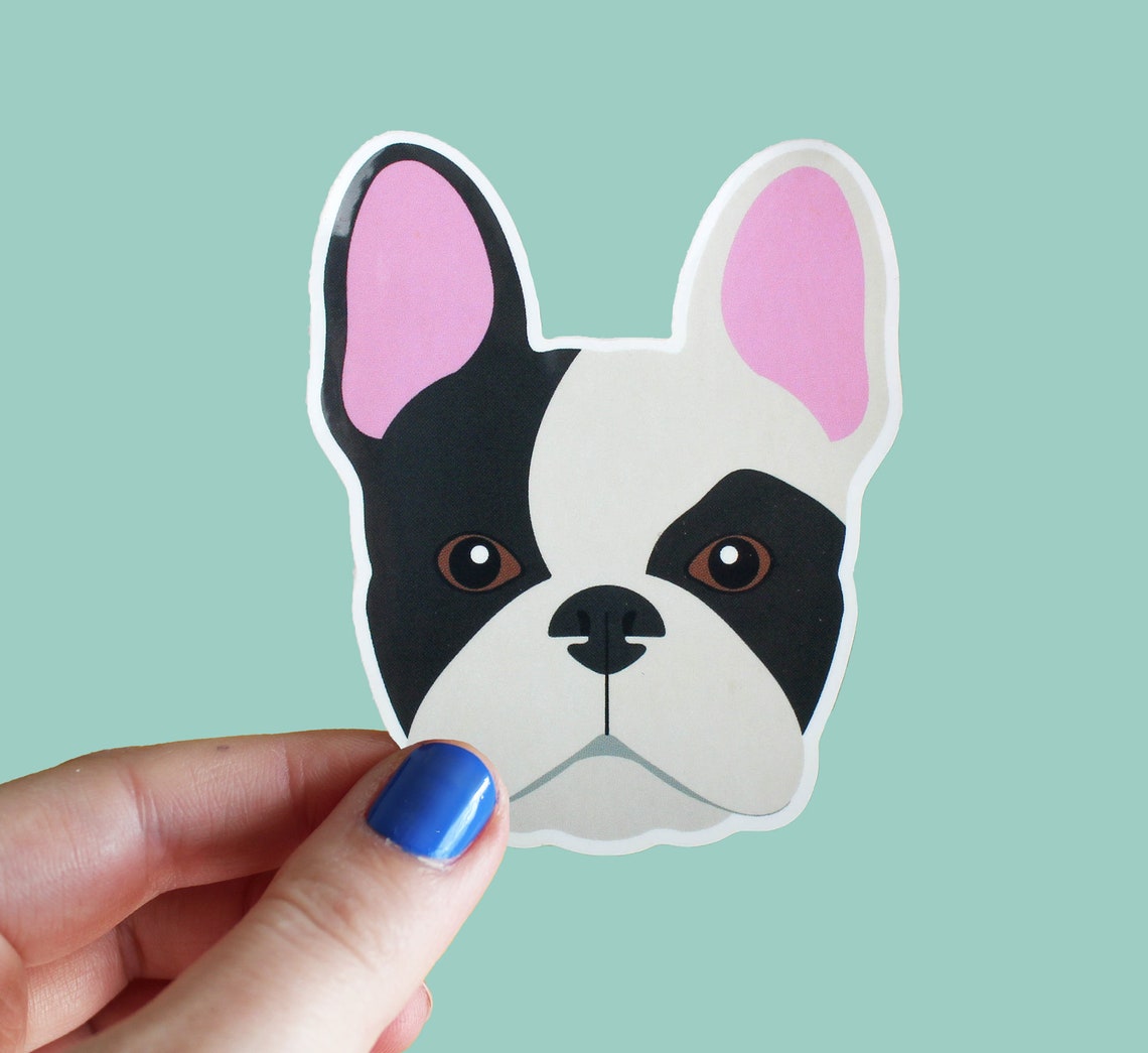 French Bulldog Sticker Frenchie Sticker Frenchie Decal | Etsy