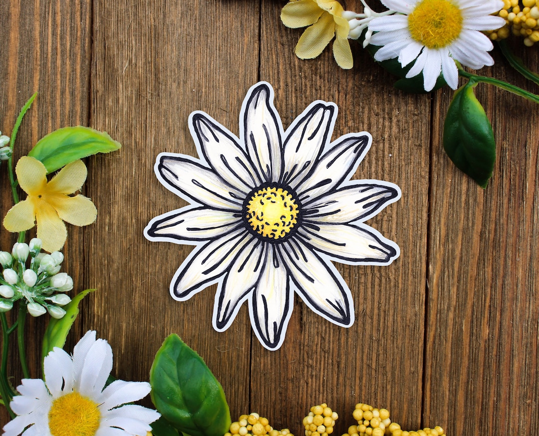 Daisy Sticker | Daisy Decal | Daisy Car Sticker | Daisy Car Decal ...