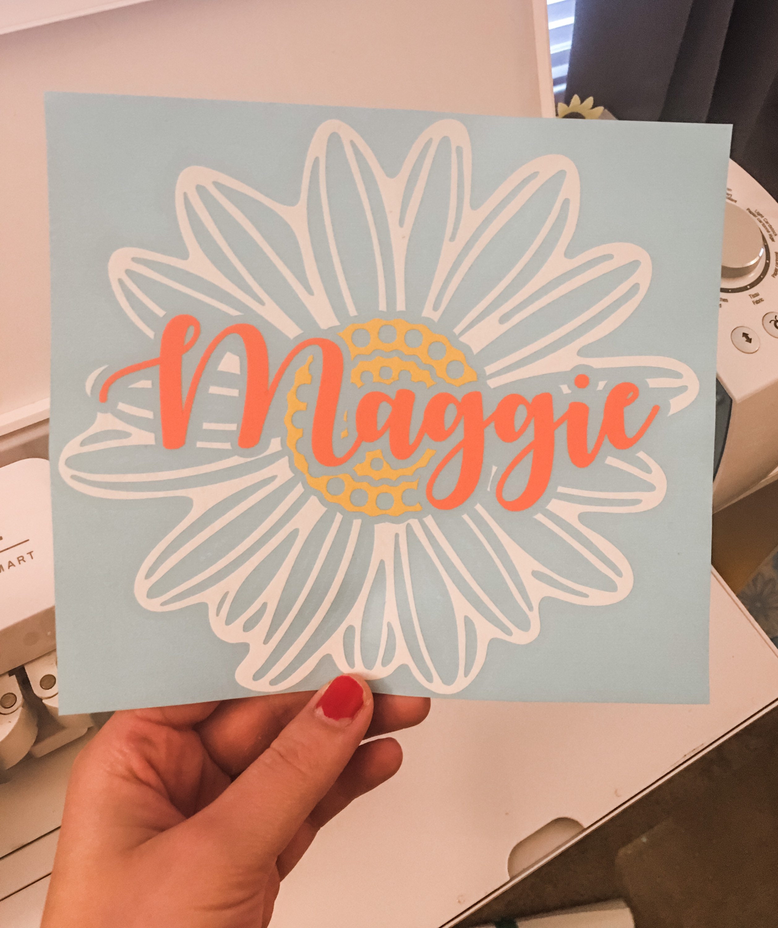 Daisy Name Vinyl Decal Daisy Decal Daisy Sticker Name - Etsy