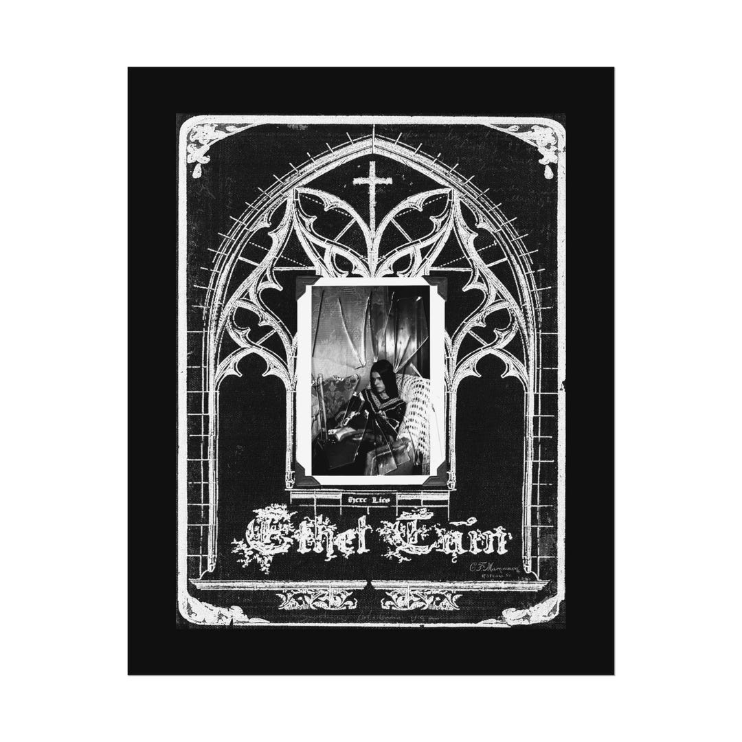 Ethel Cain Tour Poster Logo Photo Preachers Daughter Black 16x20 Poster ...