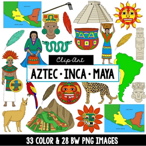 Inca Maya Aztec Map