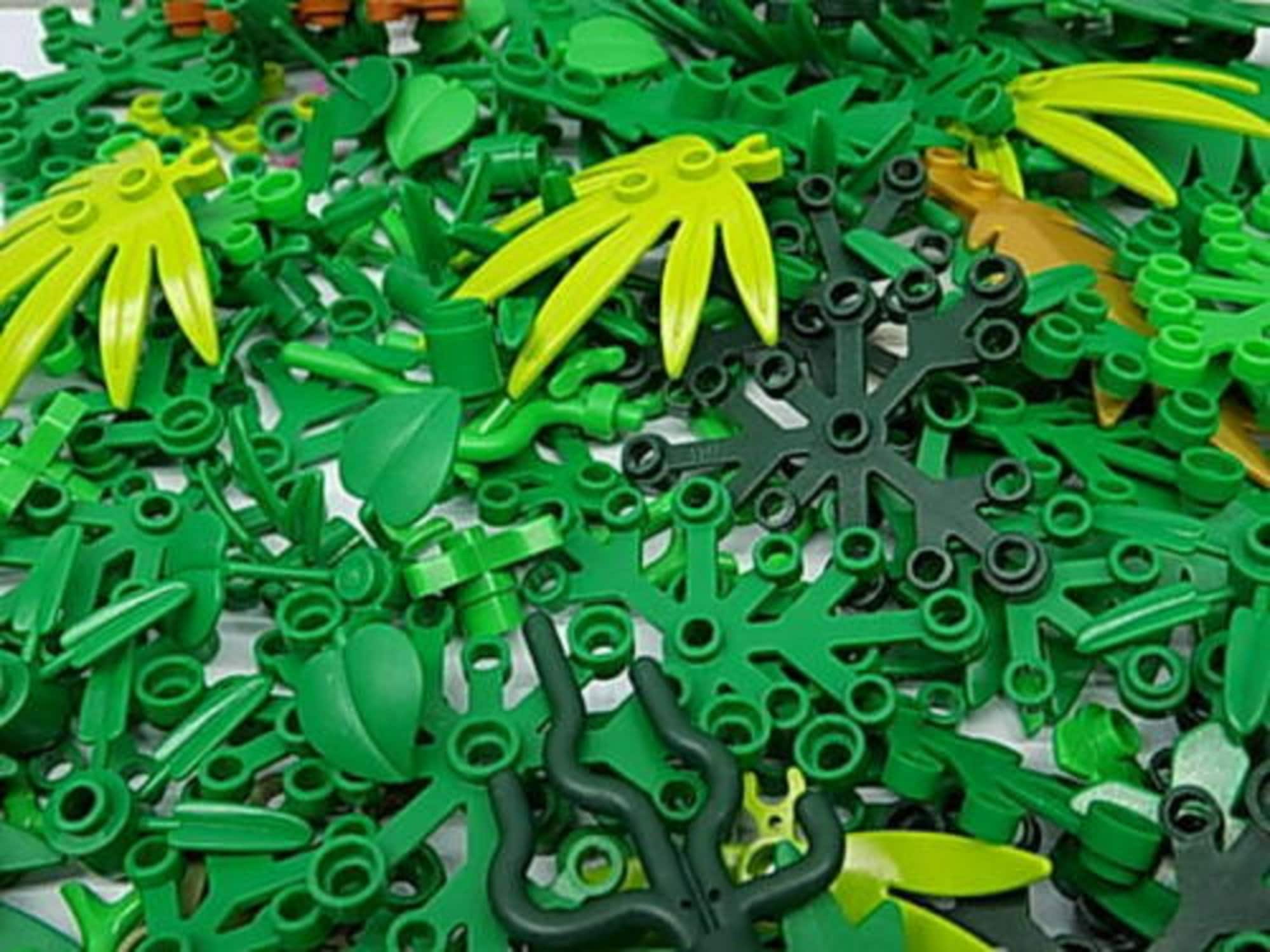 Lego 100 Pc. Plants Trees Bushes Leaves Flower - Etsy
