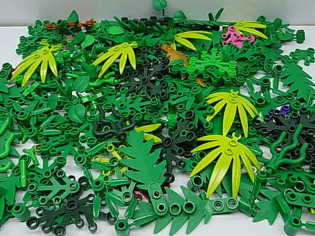 Lego 100 Pc. Plants Trees Bushes Leaves Flower - Etsy