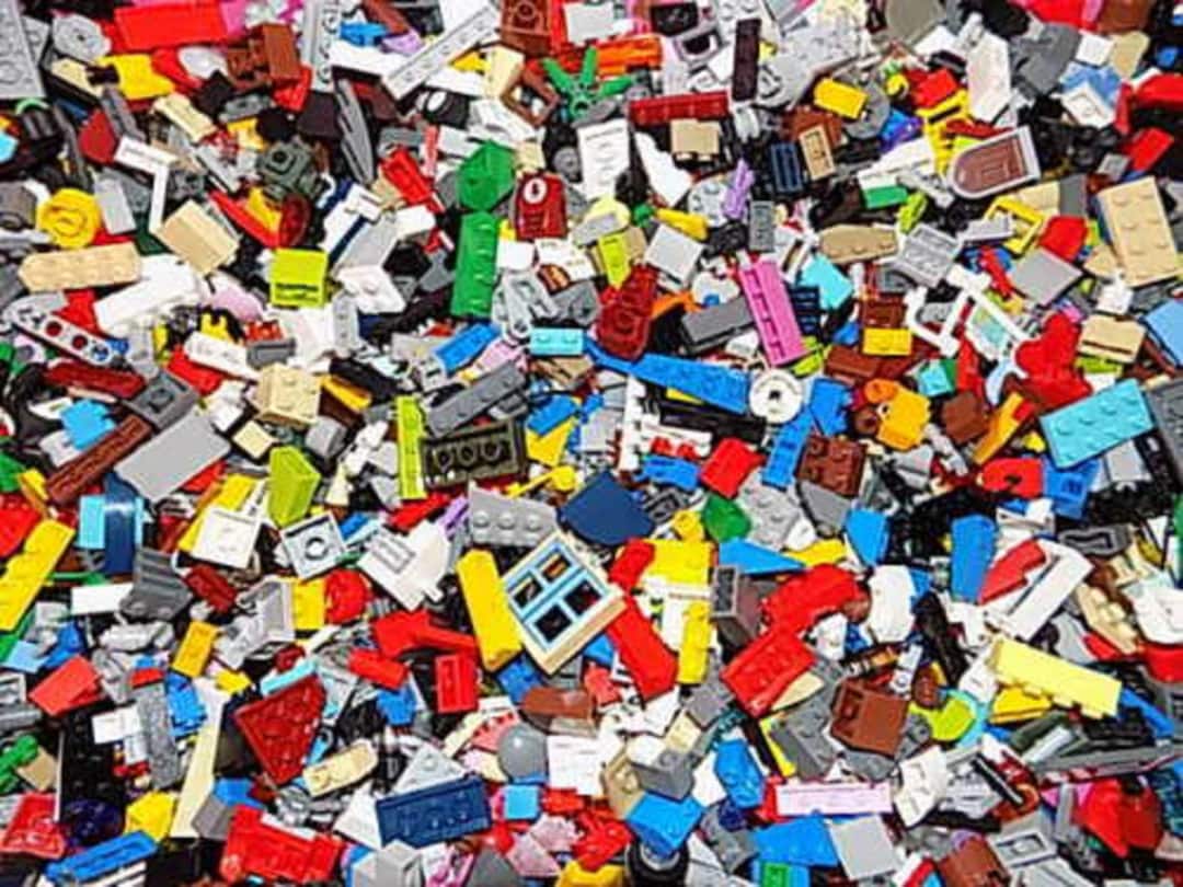 Lego Toy Lot Bulk 1000 Small Pieces Building Bricks Blocks Parts Pieces ...