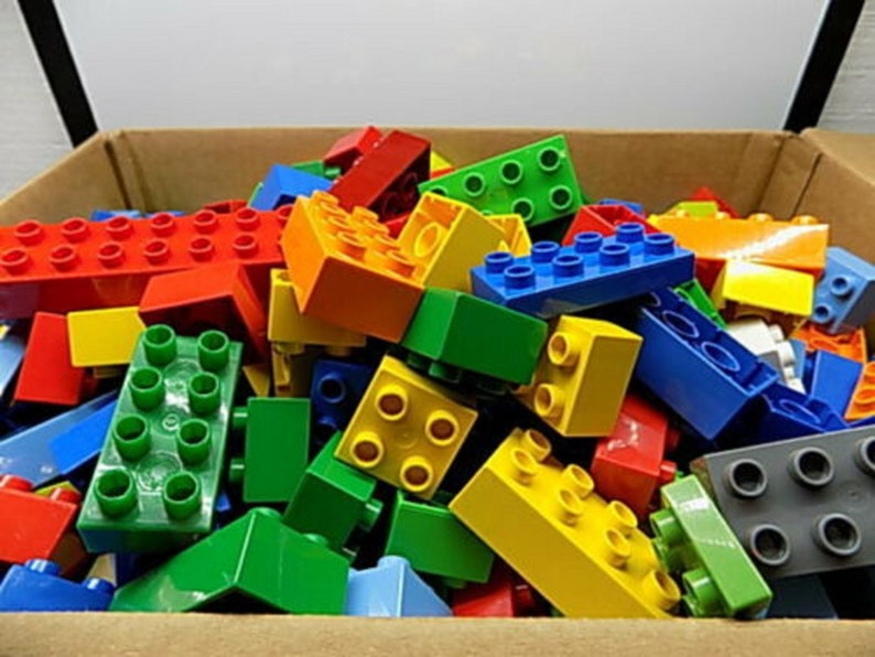 Lego Duplo Bricks and Blocks Only Lot of 100 Pieces Various | Etsy