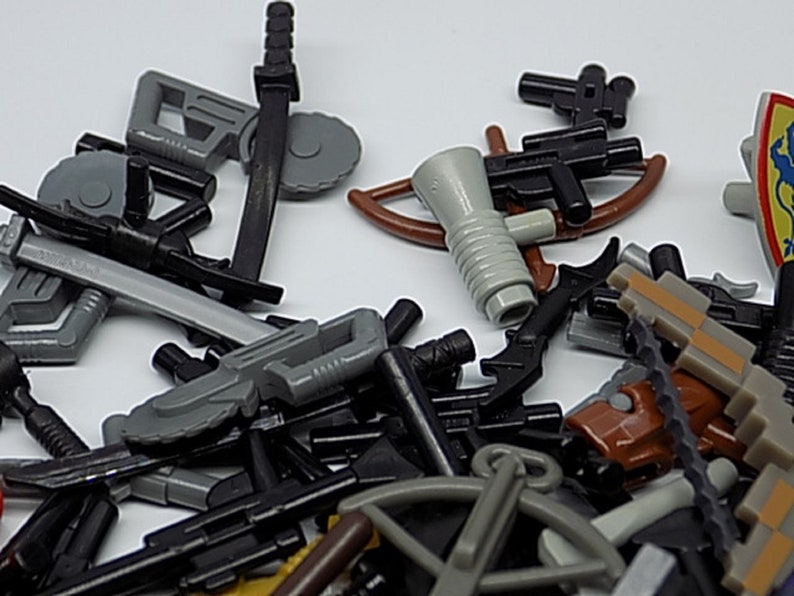 LEGO 50 Piece Minifigs Accessories Lot Weapons Guns Tools - Etsy