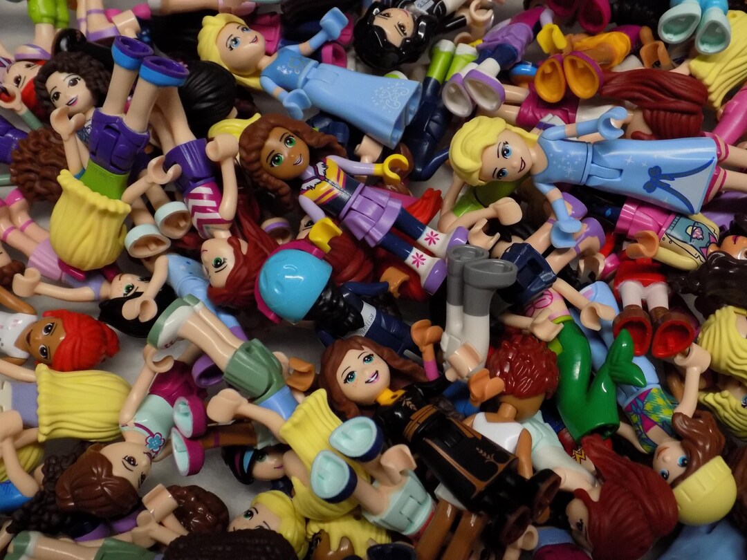 LEGO 10 Piece Friends Girls Minifigures Fun Lot {WASHED} - Etsy