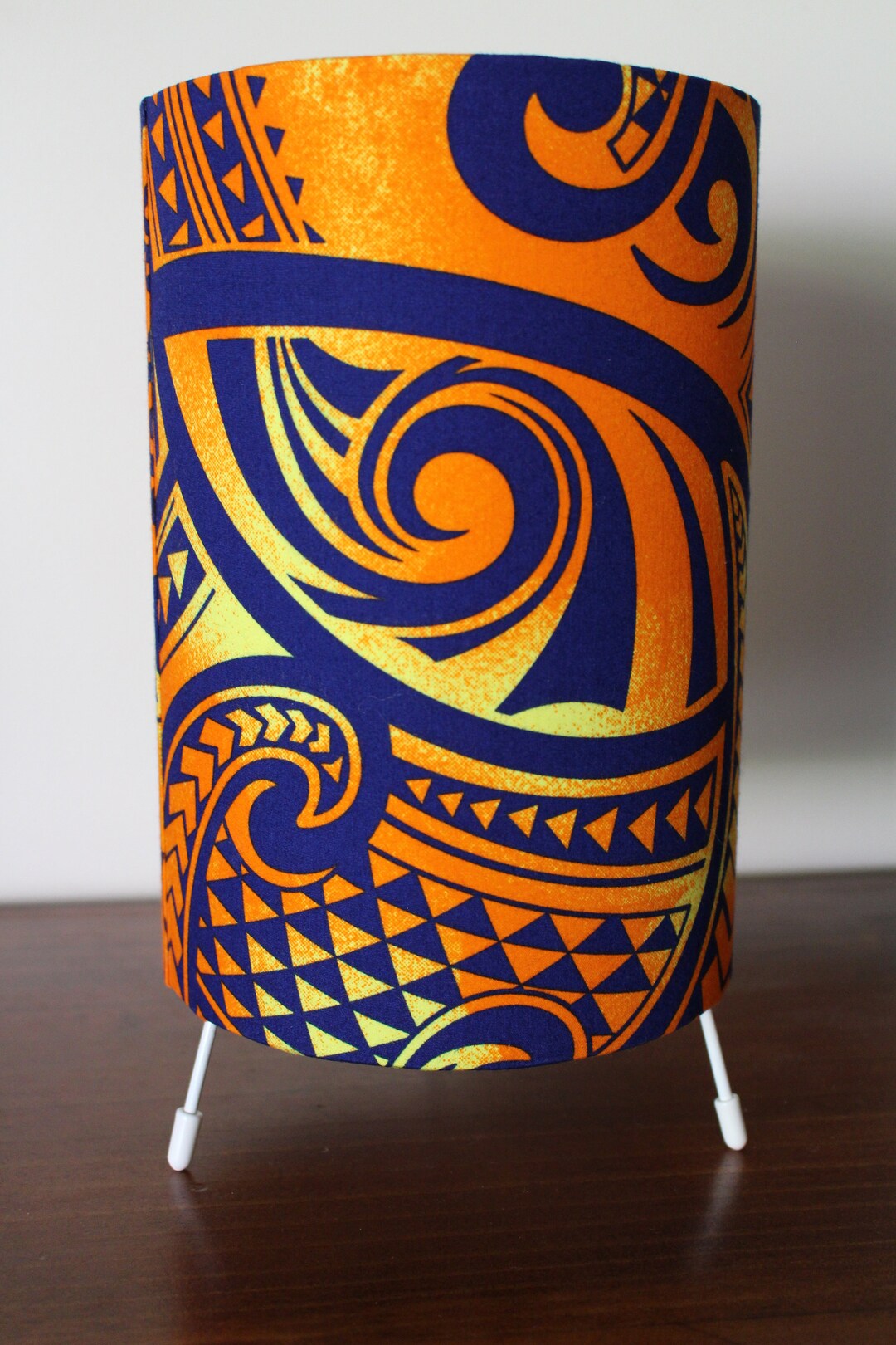 Samoan Yellow and Blue Lampshade - Etsy