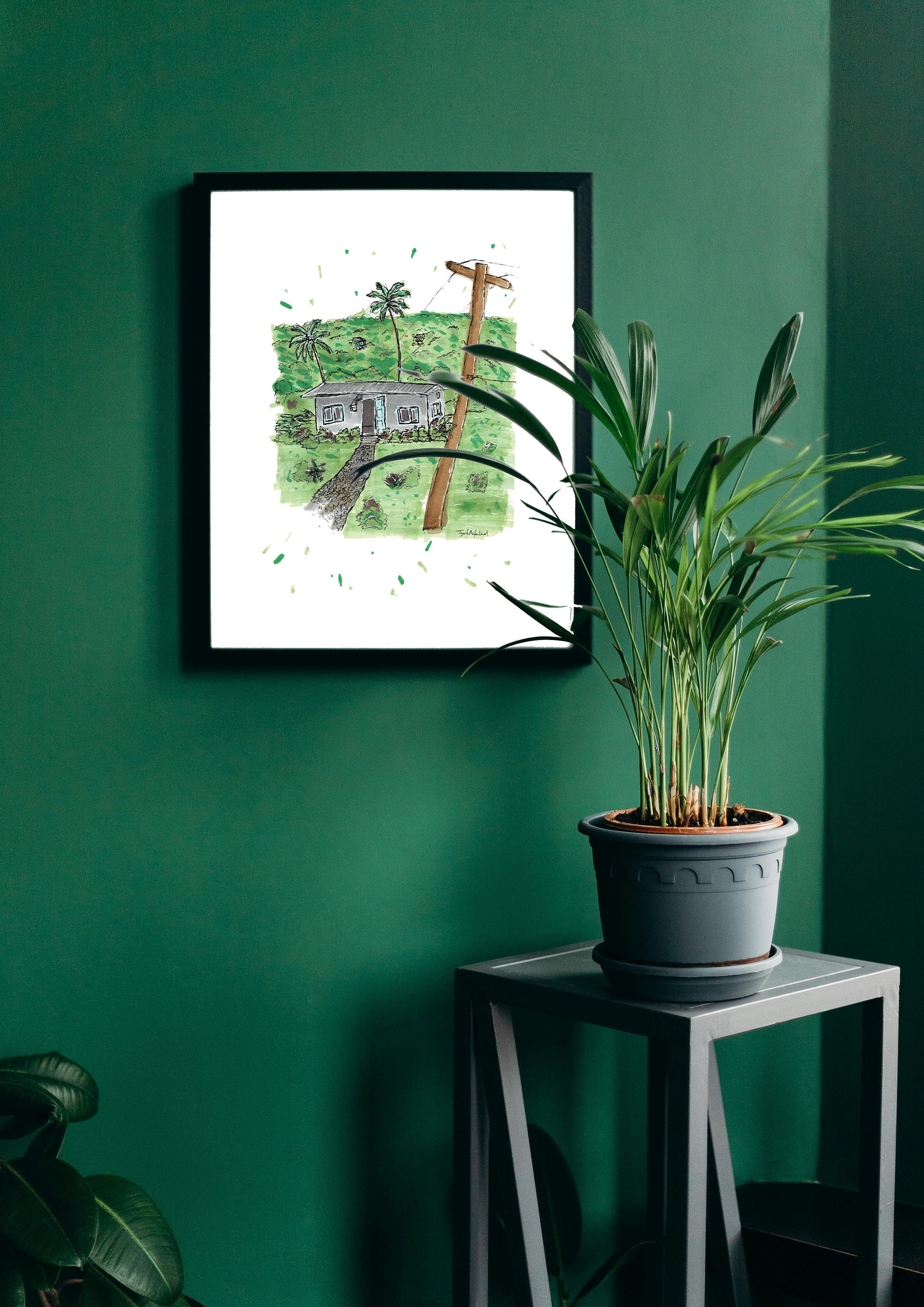 Samoan Home Digital Print | Printable Wall Art | Samoa Apia Upolu Fale ...