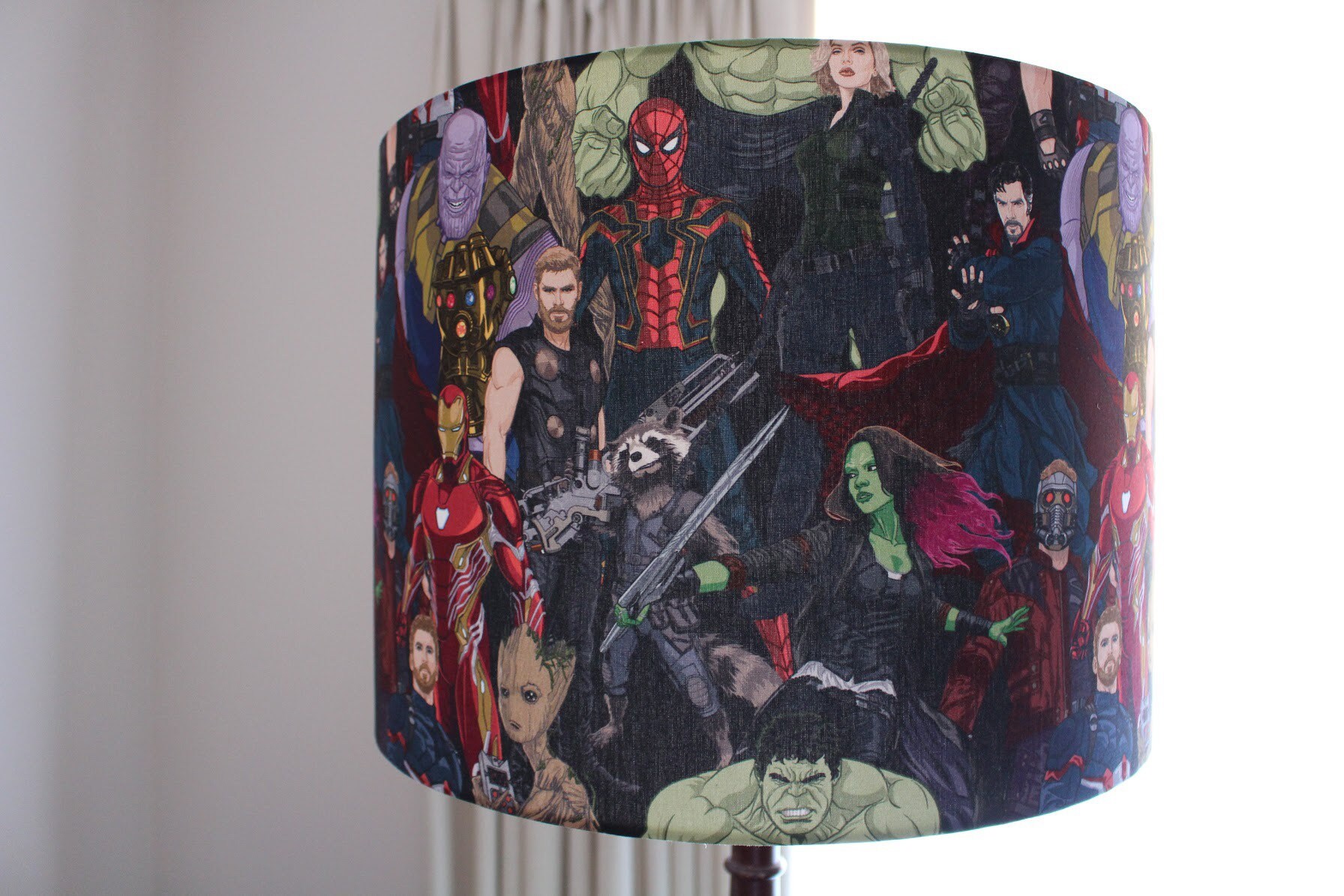 Avengers Infinity War Lamp Shade Marvel Cinematic Universe | Etsy