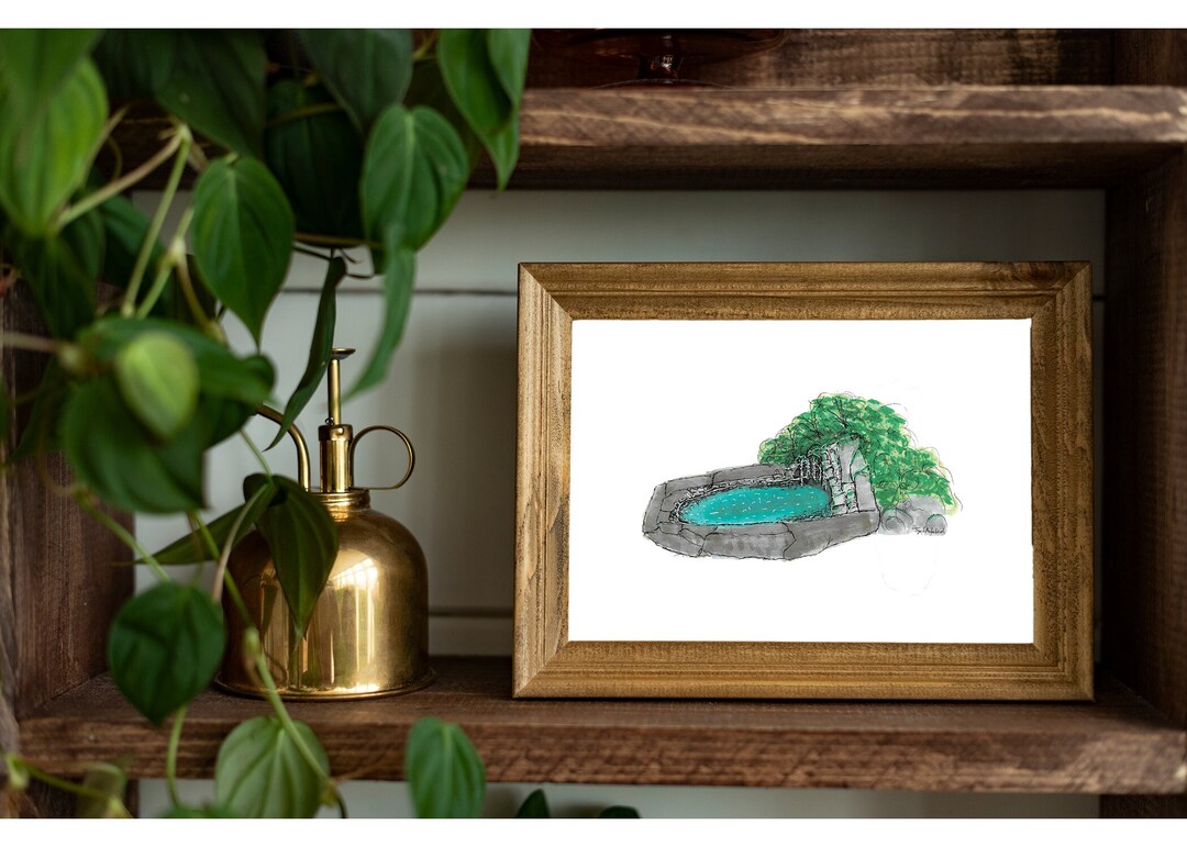 Piula Cave Pool | Samoan Digital Prints | Wall Hanging Printable Wall ...