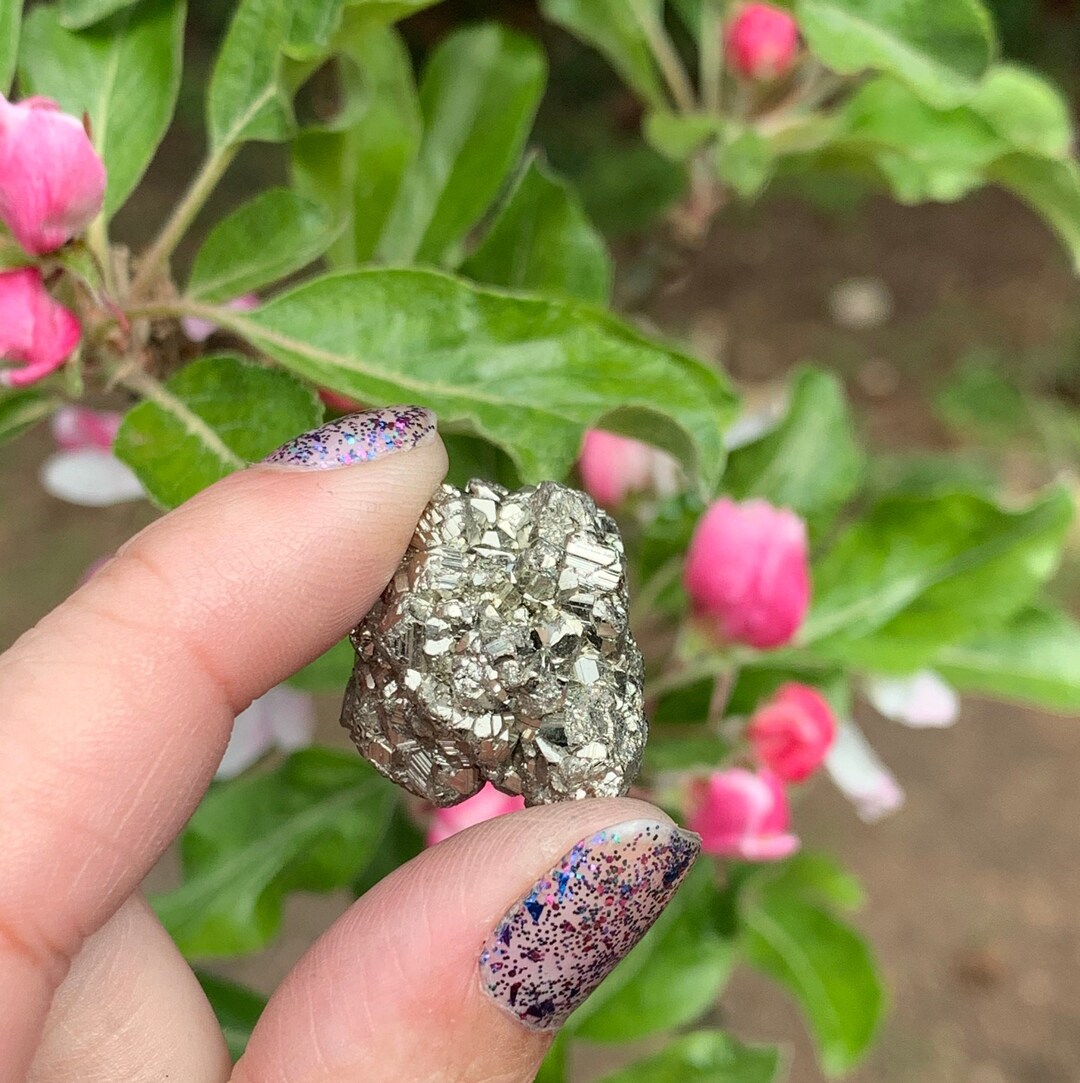 Mini Raw Pryrite Cluster: A Golden Crystal for Understanding - Etsy