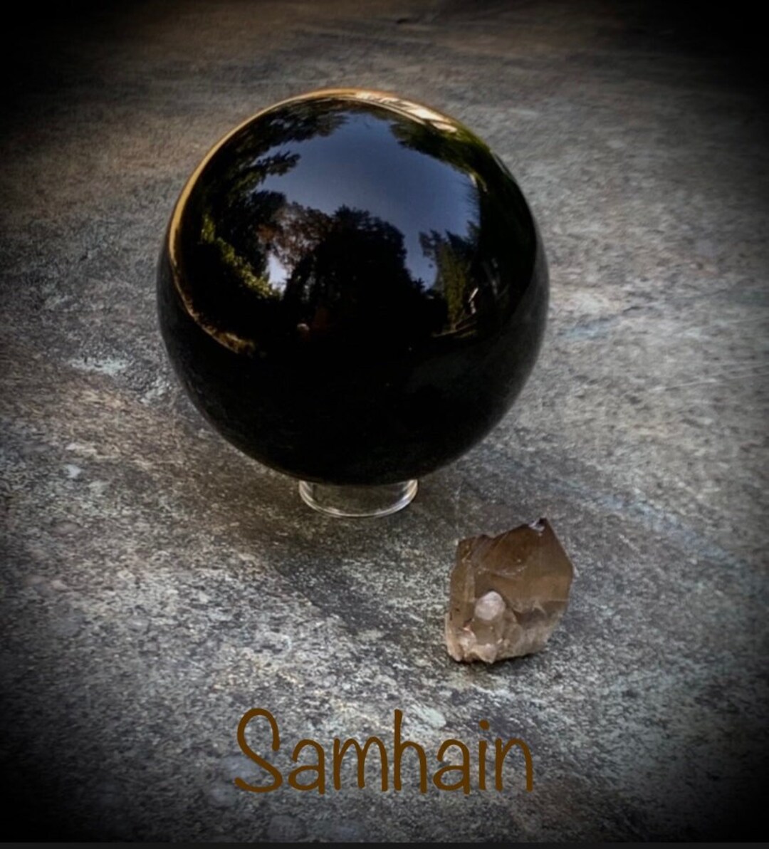 Obsidian Sphere: A 3-4 Pound Large Black Crystal Ball - Etsy