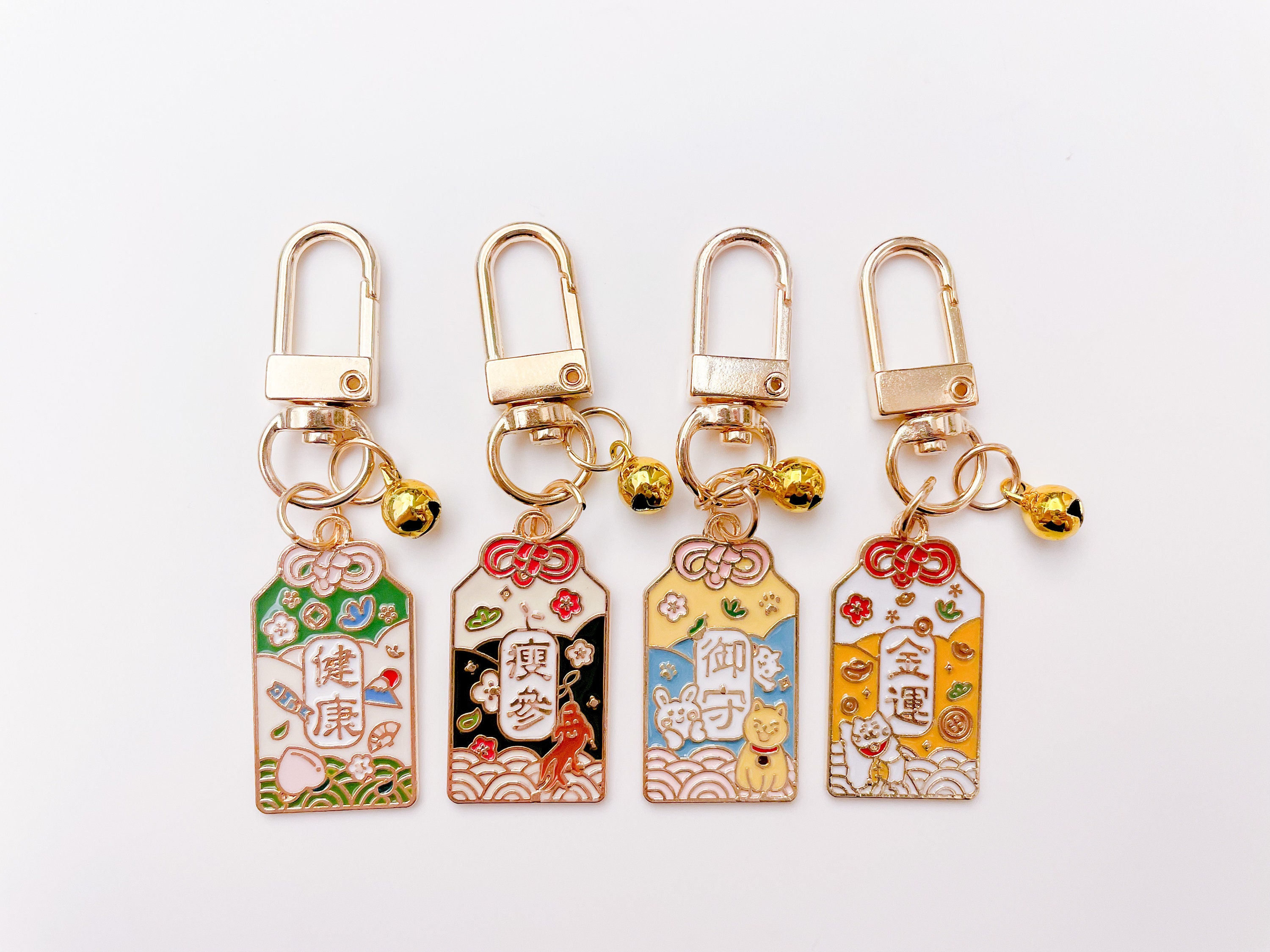 Bell Japanese Omamori Charm for Keychain and Airpod Case - Etsy Canada