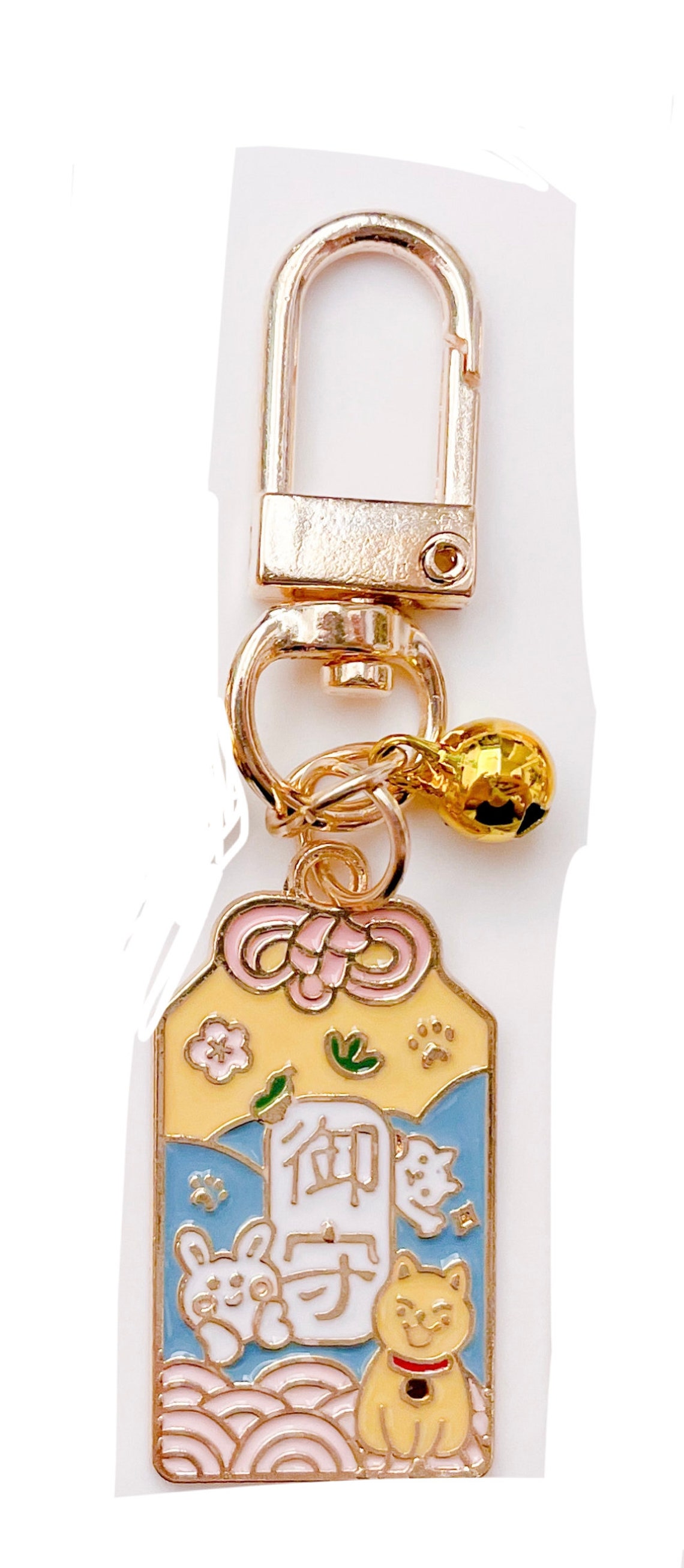 Bell Japanese Omamori Charm for Keychain and Airpod Case - Etsy Canada