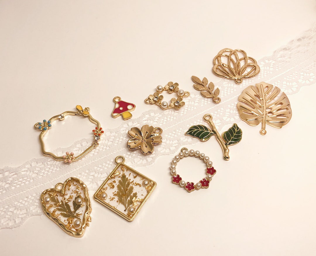 Cottagecore Assorted Charms for DIY Japanese Inspired - Etsy