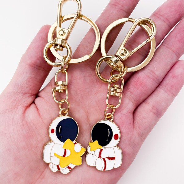 Astronaut Space Keychain - Etsy