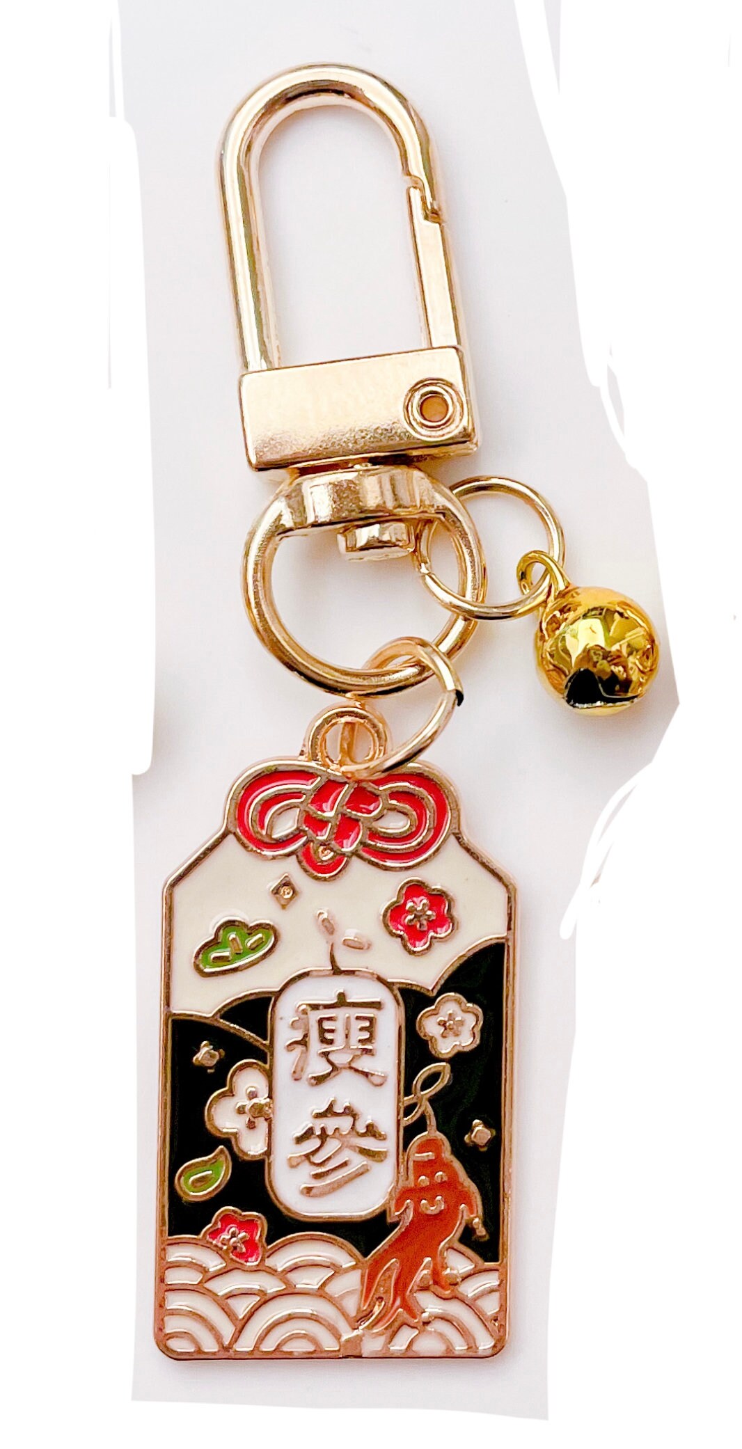 Bell Japanese Omamori Charm for Keychain and Airpod Case - Etsy