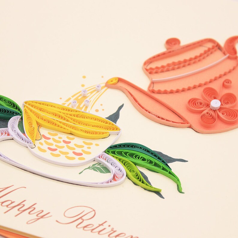 Happy Retirement, Quilling Card, Birthday, Greeting Card, Birthday Pop ...