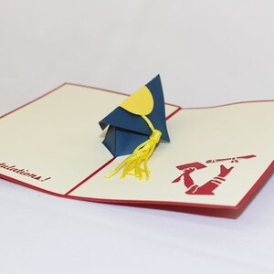 Graduation Hat, Pop up Card, Birthday Card, Greeting Card, Birthday Pop ...