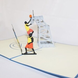 Basketball Players, Pop up Card, Birthday Card, Greeting Card, Birthday ...