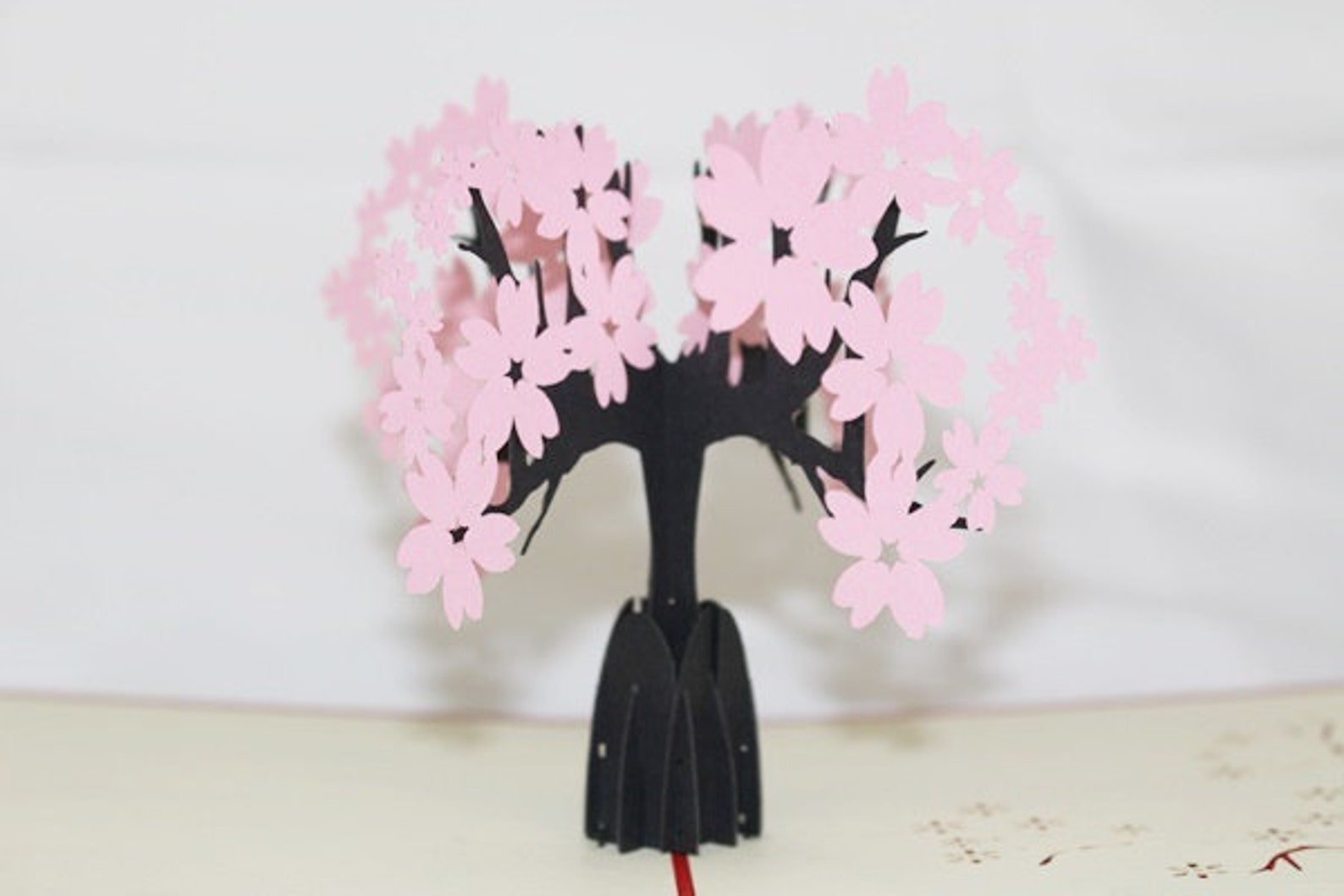 Pink Tree Pop up Card Birthday Card Greeting Card Birthday | Etsy