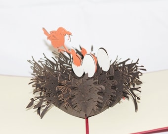 Mama and Baby Ducks, Pop up Card, Birthday Card, Greeting Card ...