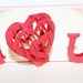 I Love You Letters, Pop up Card, Birthday Card, Greeting Card, Birthday ...