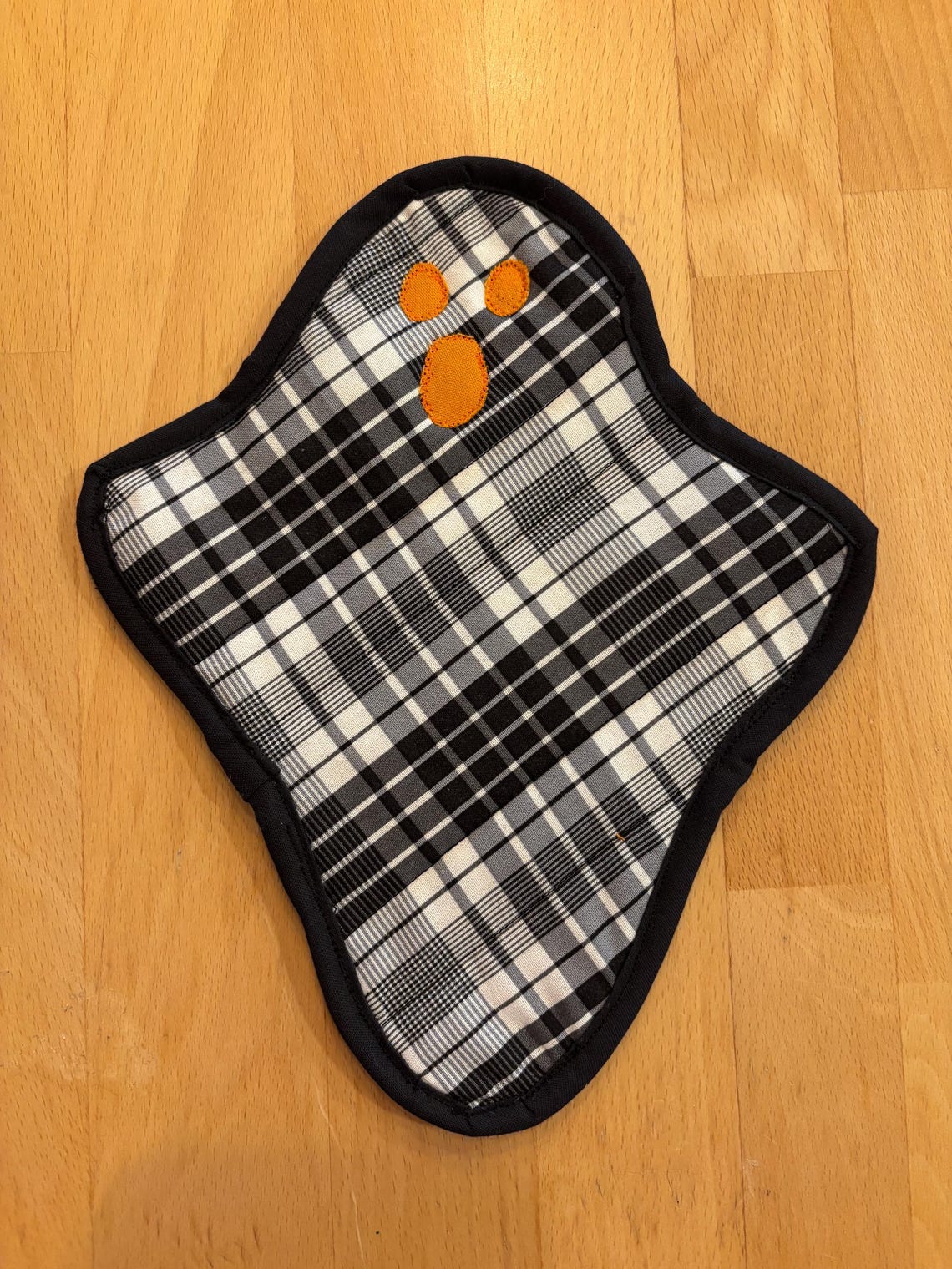 Handmade Ghost Hot Pads – Cute Halloween Kitchen Decor in Pink, Orange ...