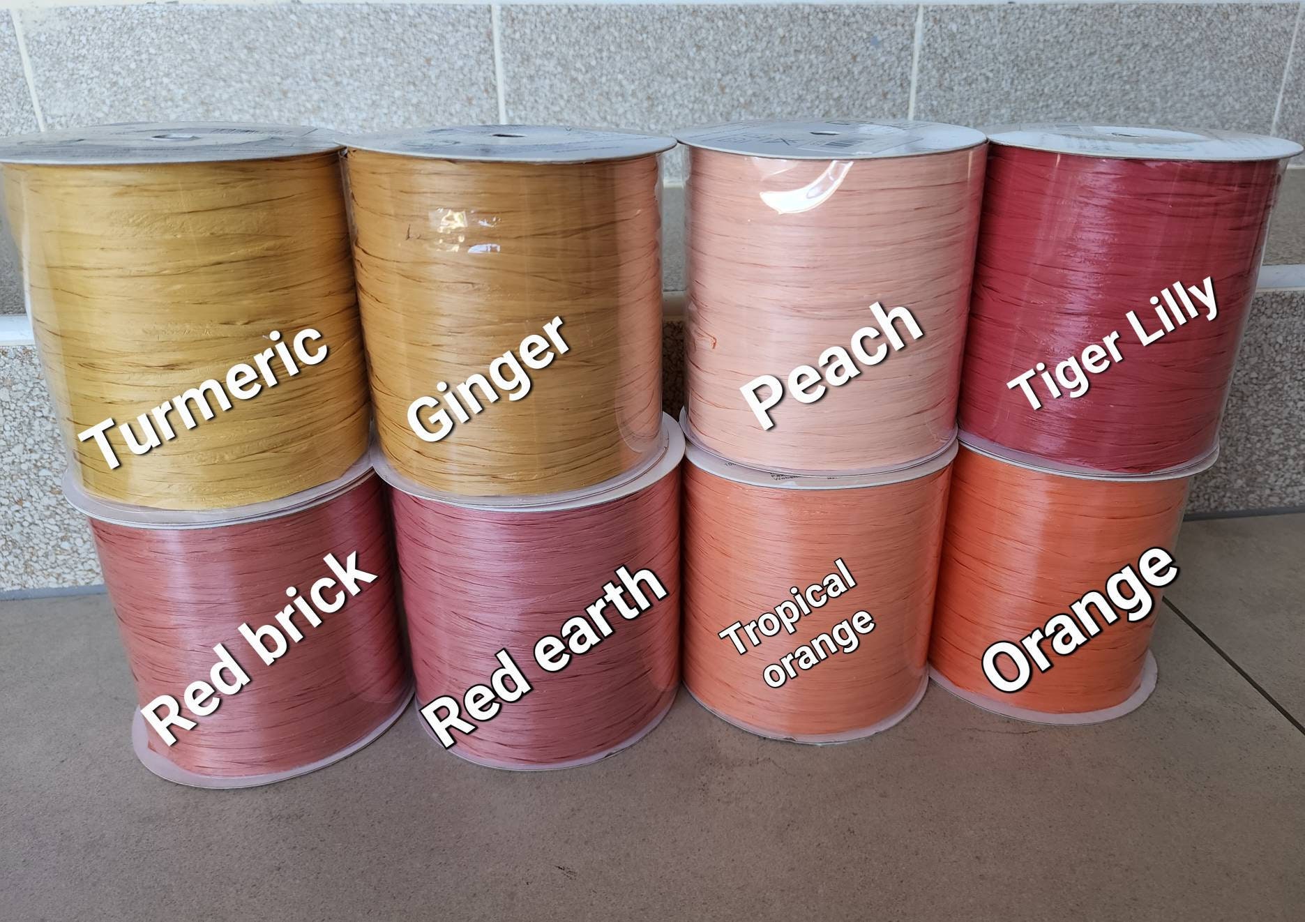 Raffia ISPIE YARN 100colors in Stock - Etsy