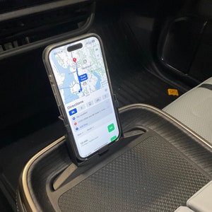 Rivian Compatible Center Console Phone Holder (vertical) - Etsy