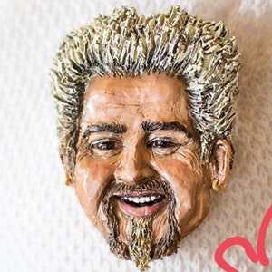 Guy Fieri Face Brooch - Etsy