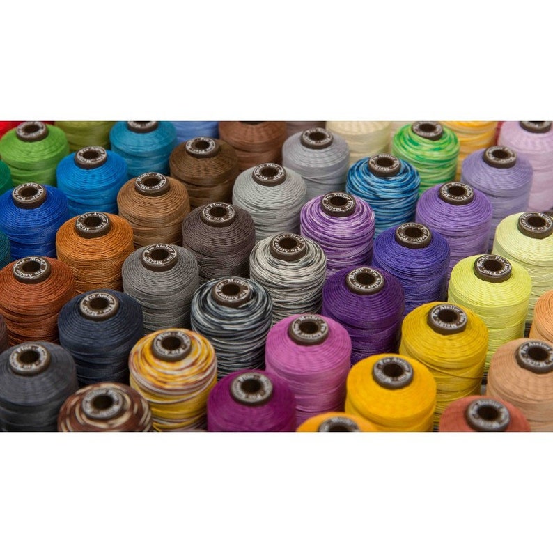 Meisi Super Fine Waxed Linen Thread - Premium 100% Natural Waxed Linen ...