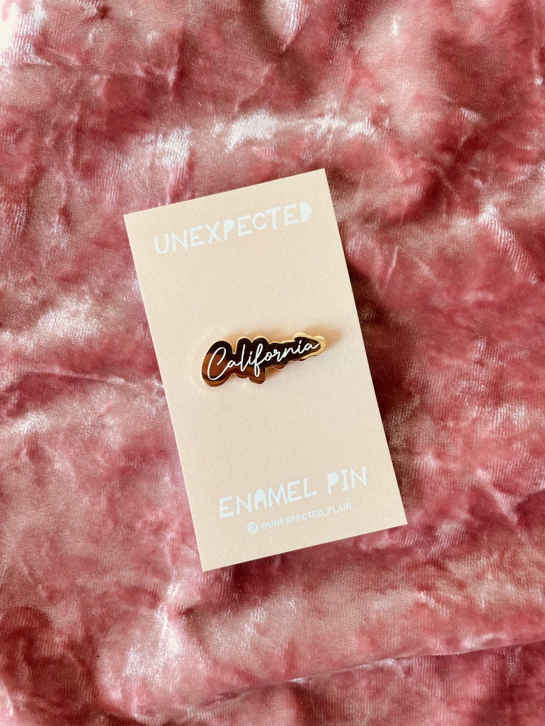 California Enamel Pin - Etsy