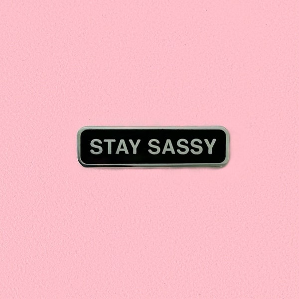 Sassy Pin - Etsy