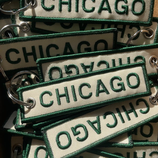 Chicago Keychain - Etsy