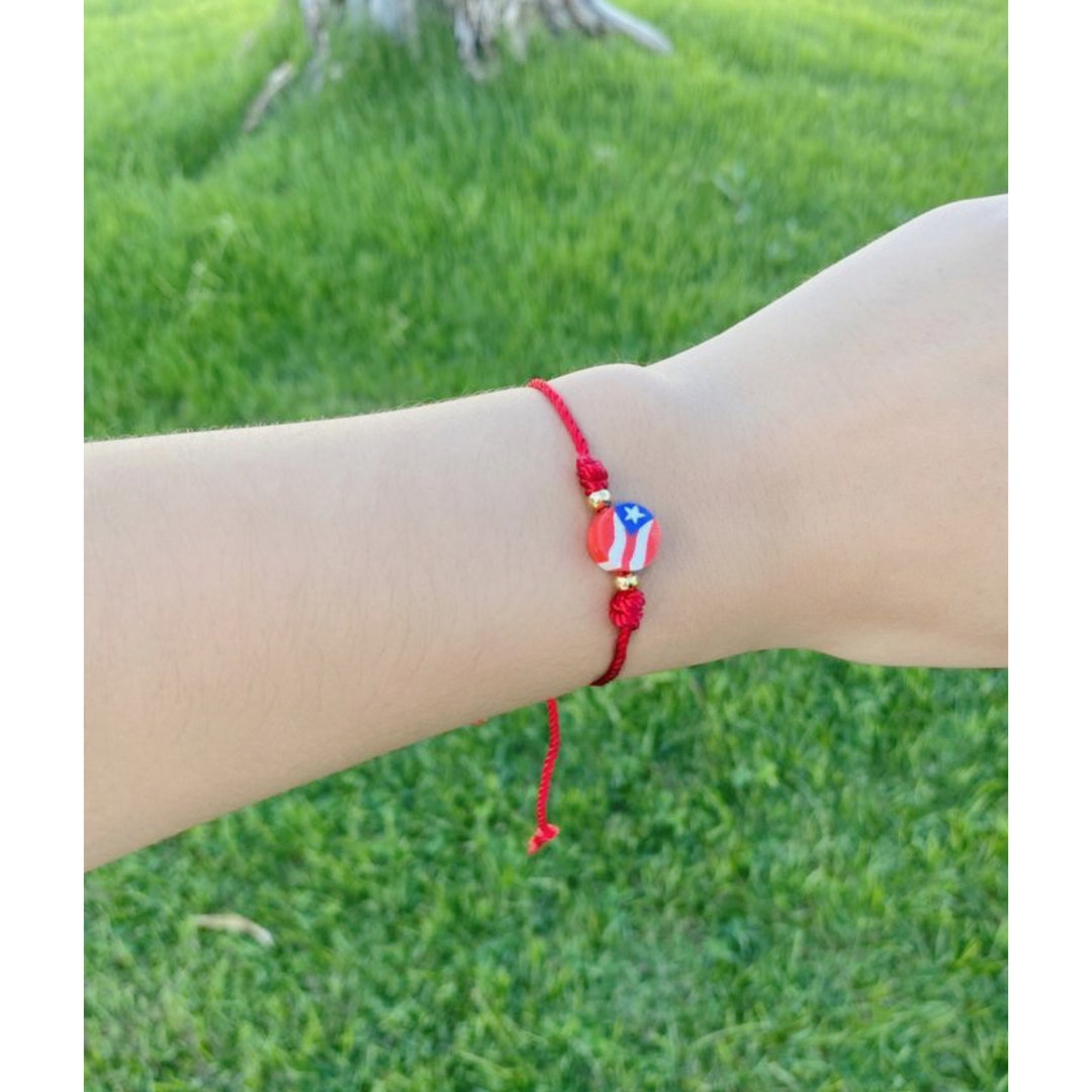 Puerto Rico Bracelet Puerto Rico Flag Bracelet Puerto Rico - Etsy