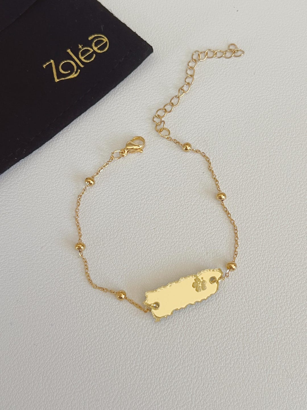 Puerto Rico Gold Bracelet - Etsy