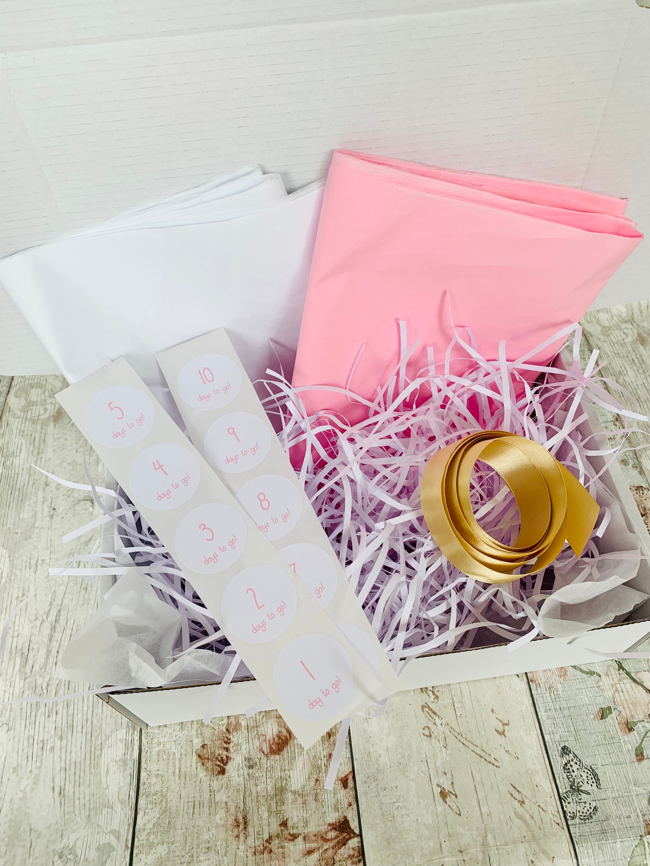 DIY Advent Calendar Kit Wedding Countdown Gift Box Kit Bride - Etsy UK