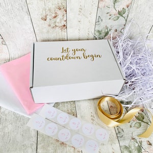 DIY Advent Calendar Kit, Wedding Countdown Gift Box Kit, Bride to Be ...