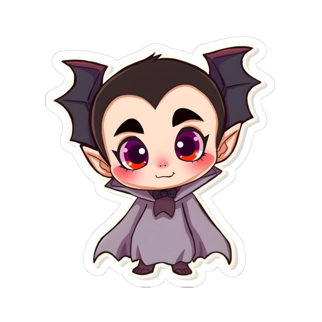 Vampire Vinyl Sticker | Halloween Decor - Etsy