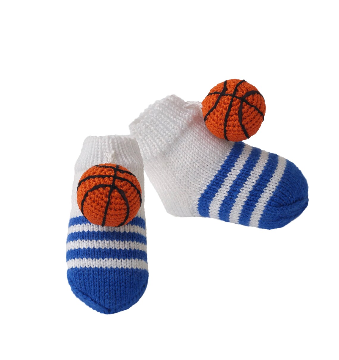 Baby Socks American Football Socks Baby Shower Gift Hand Knitted ...