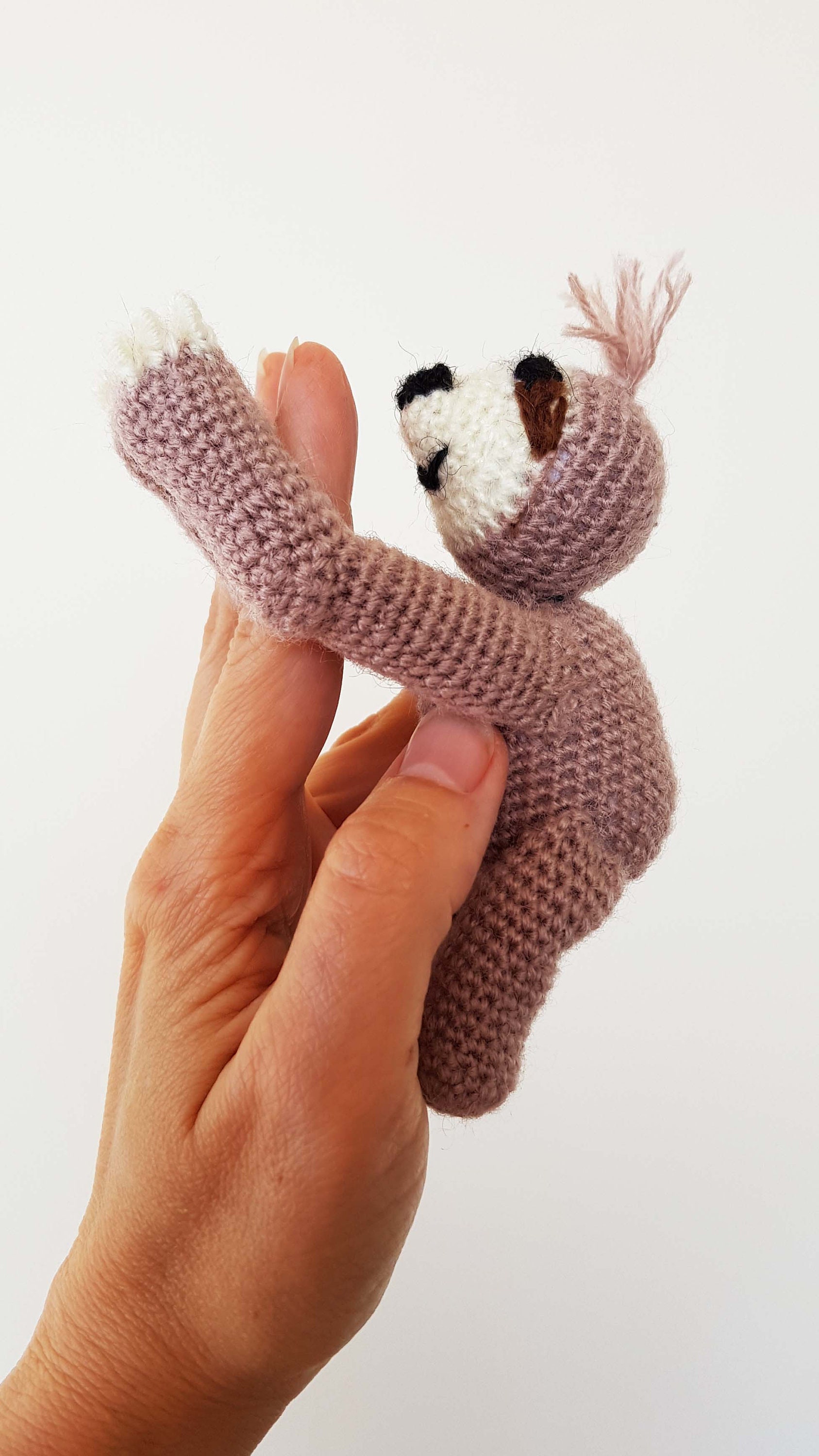 Amigurumi Sloth, Crochet Plushy Sloth, Stuffed Animal Toy, Baby Shower ...