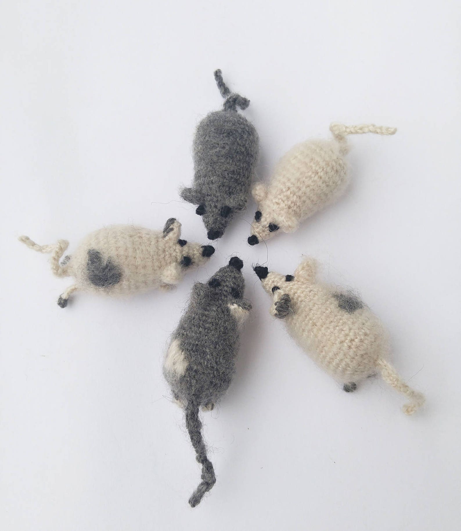 Crochet Mice Plushy Mice Stuffed Animal Toy Baby Shower - Etsy