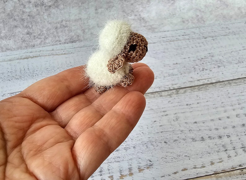 3 Micro Sheep Amigurumi Miniature Sheep Crochet Tiny Stuffed Lambs ...
