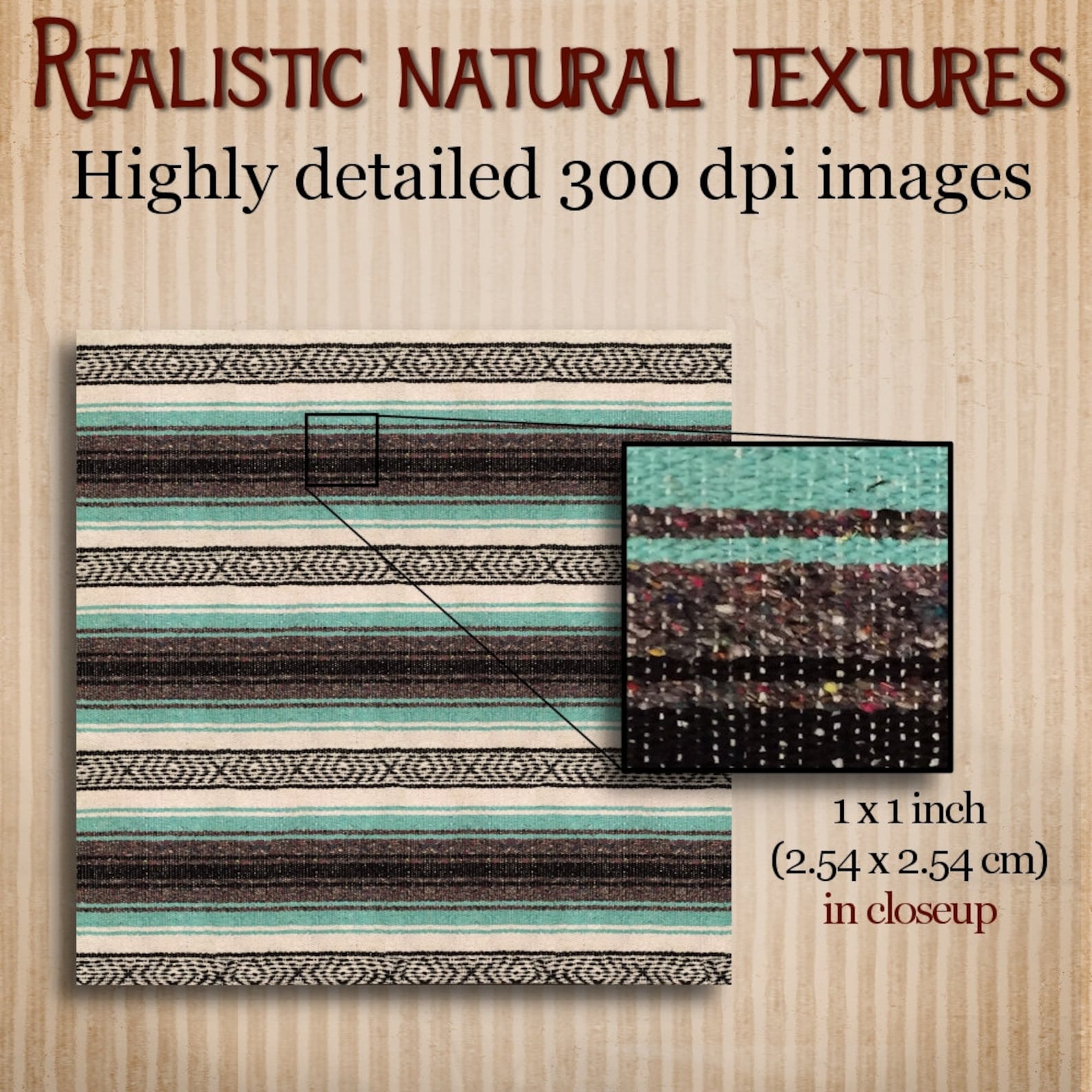Printable Mexican Serape Blanket Paper Scrapbooking Wrapping Paper ...