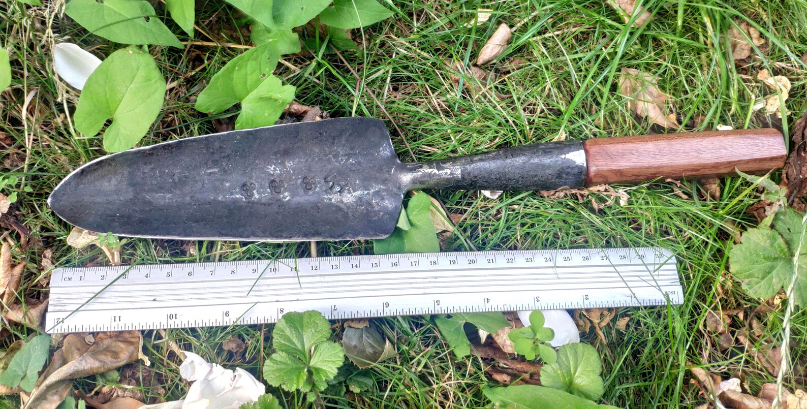 Hand Forged Garden Trowel, Heavy Duty Bulb Planter - Etsy